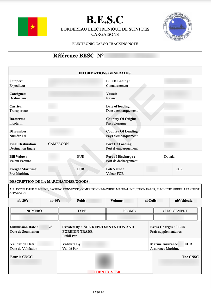 Cameroon BESC - BSC Africa