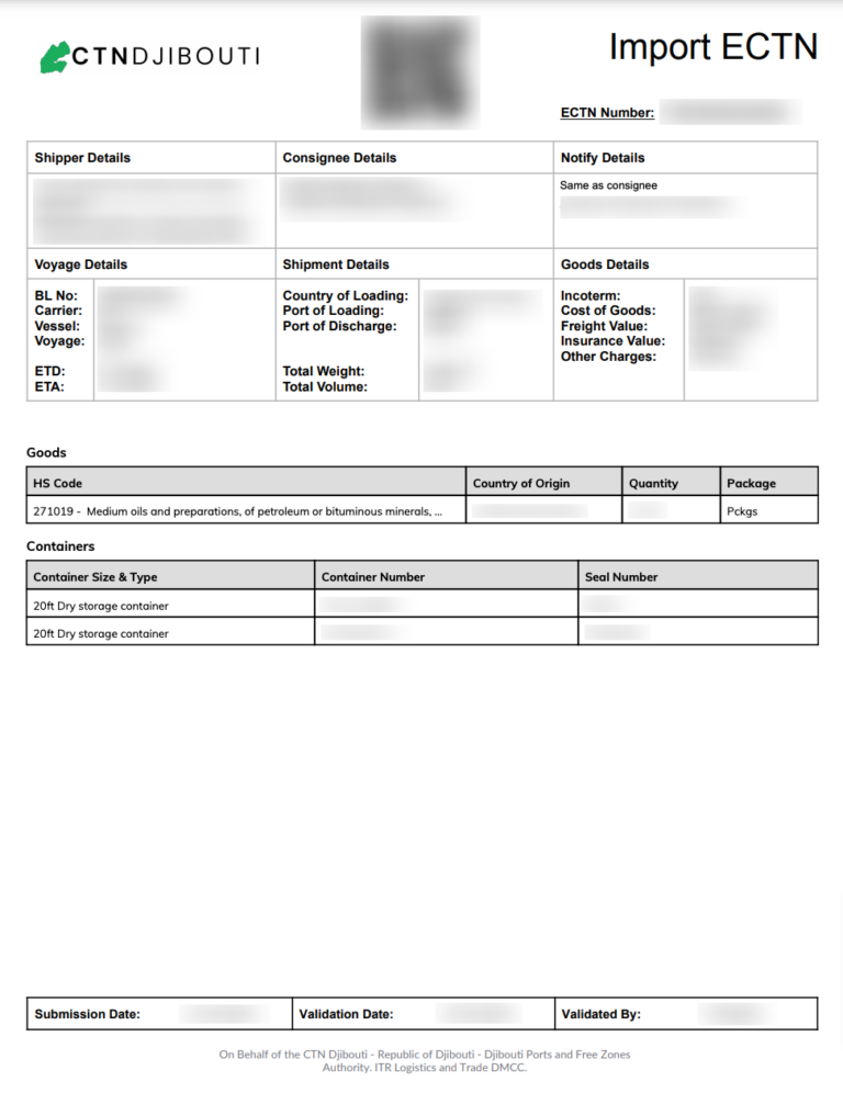 Djibouti ECTN - BSC Africa